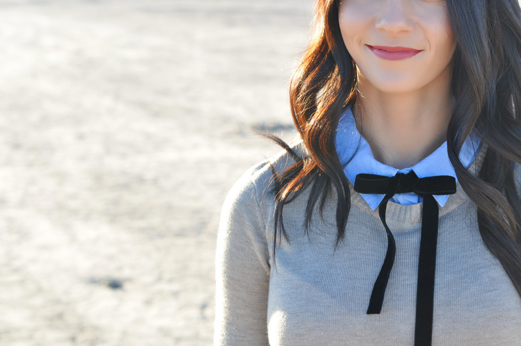 necktie + collared shirt + sweater | Outfits & Outings