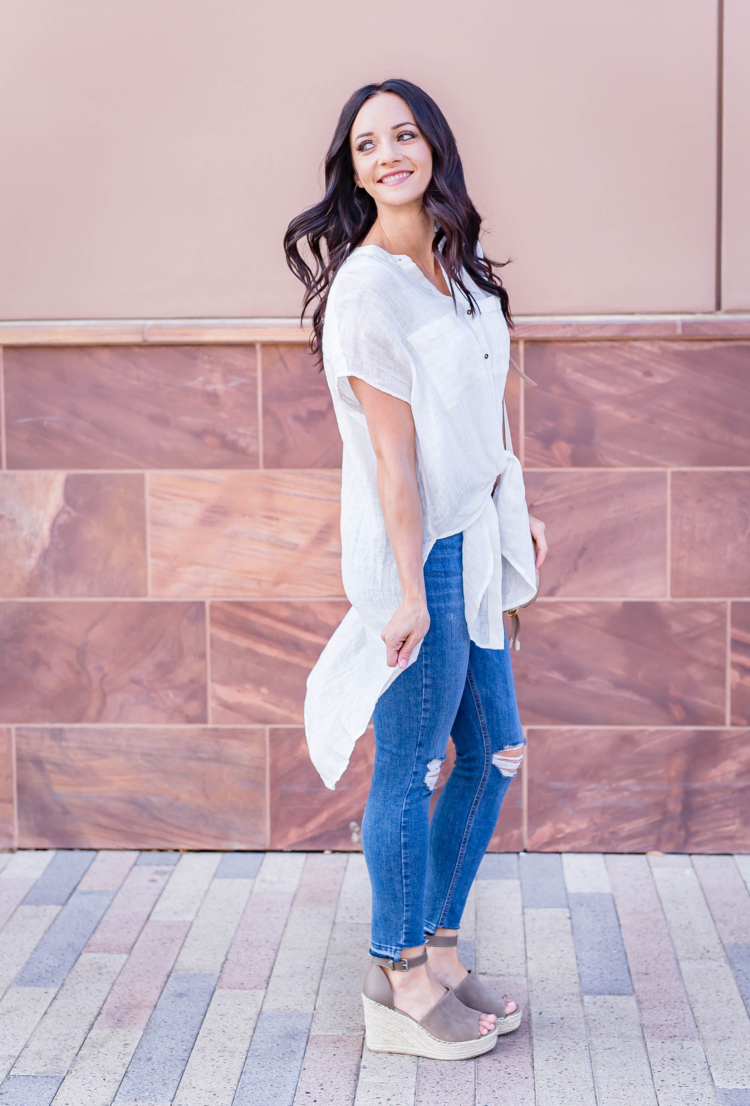 Breezy Linen Top | Spring Outfit Ideas | Outfits & Outings