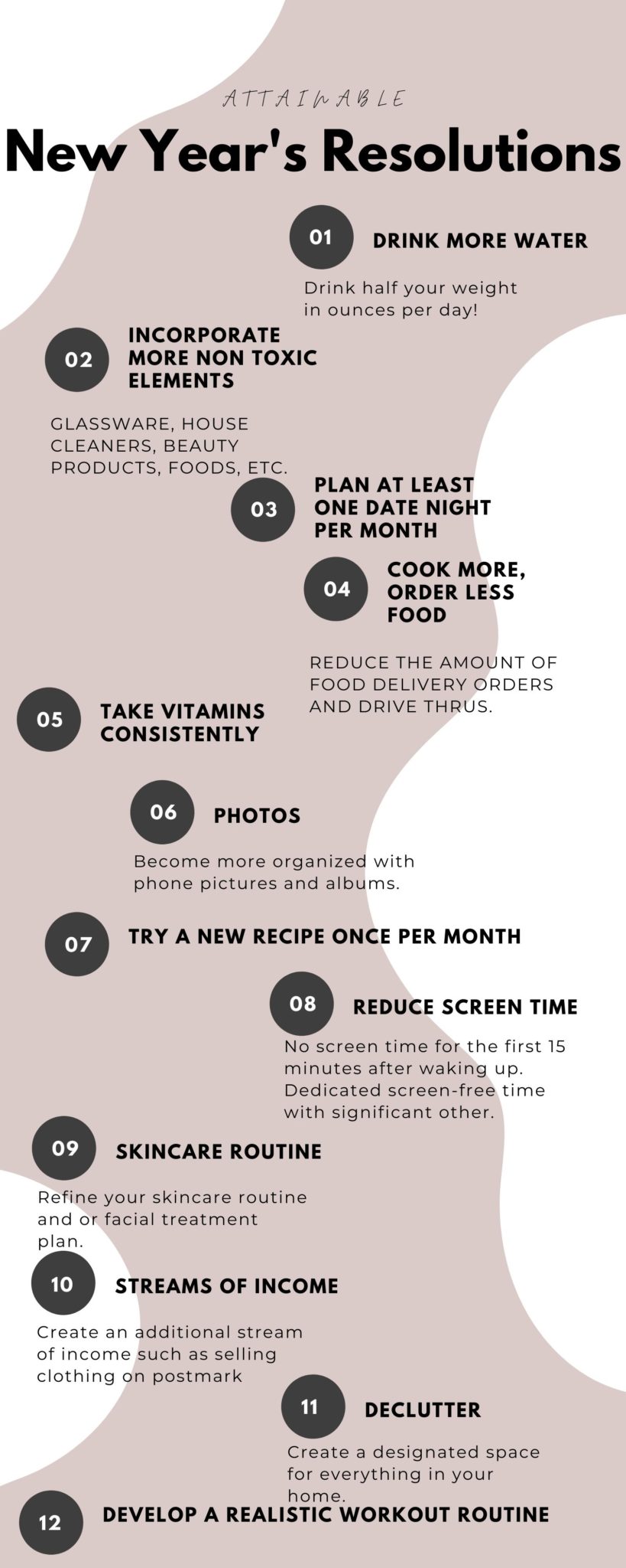 12 Attainable New Year's Resolutions | Outfits & Outings